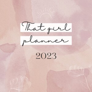That Girl Ultimate Planner, Daily Planner, Skin Care Planner, Monthly ...