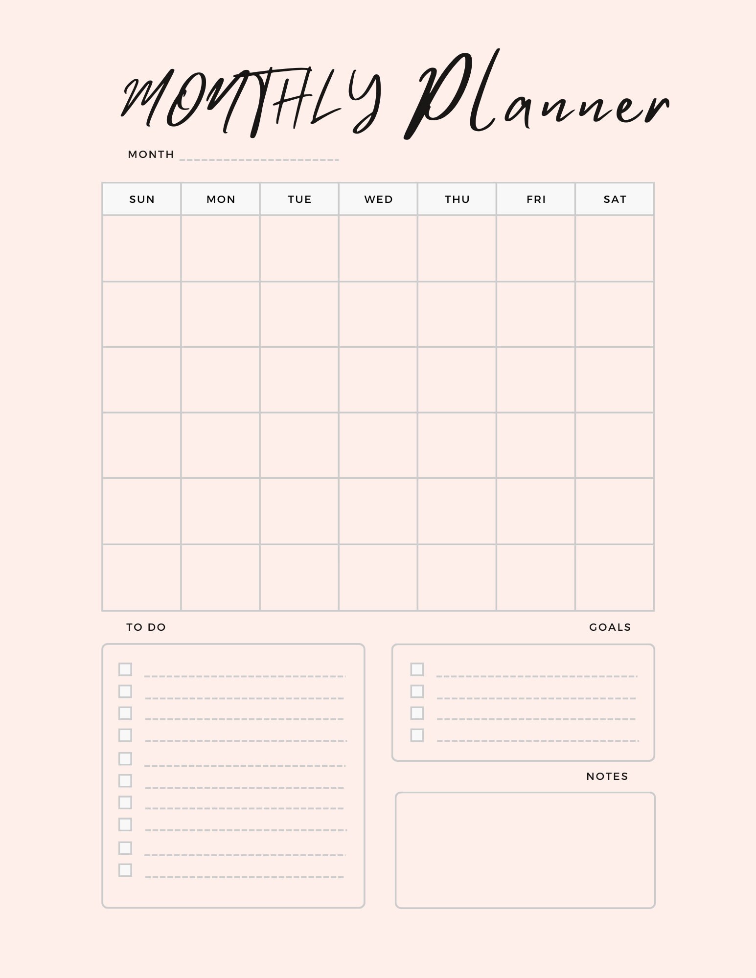 That Girl Ultimate Planner, Daily Planner, Skin Care Planner, Monthly Planner. - Etsy