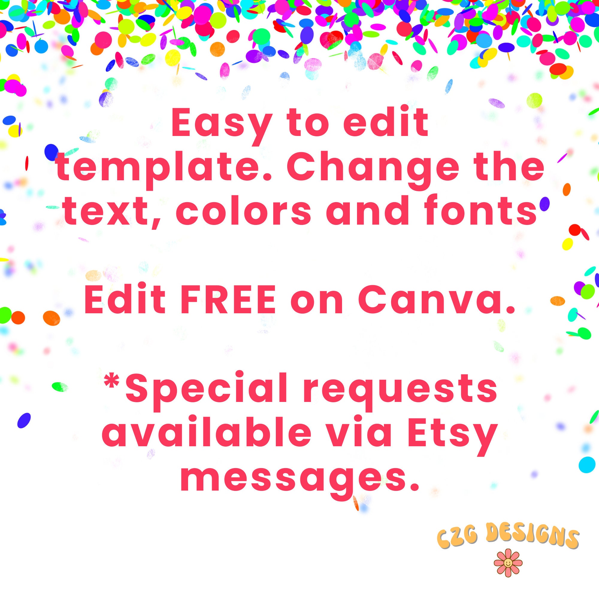 Danny Go Birthday Invitation , Gender Neutral, Editable Canva Template ...