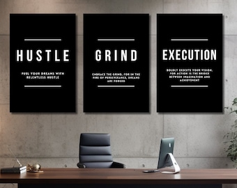 Determination Motivational Wall Art Brainy Quote Quotes About - Etsy