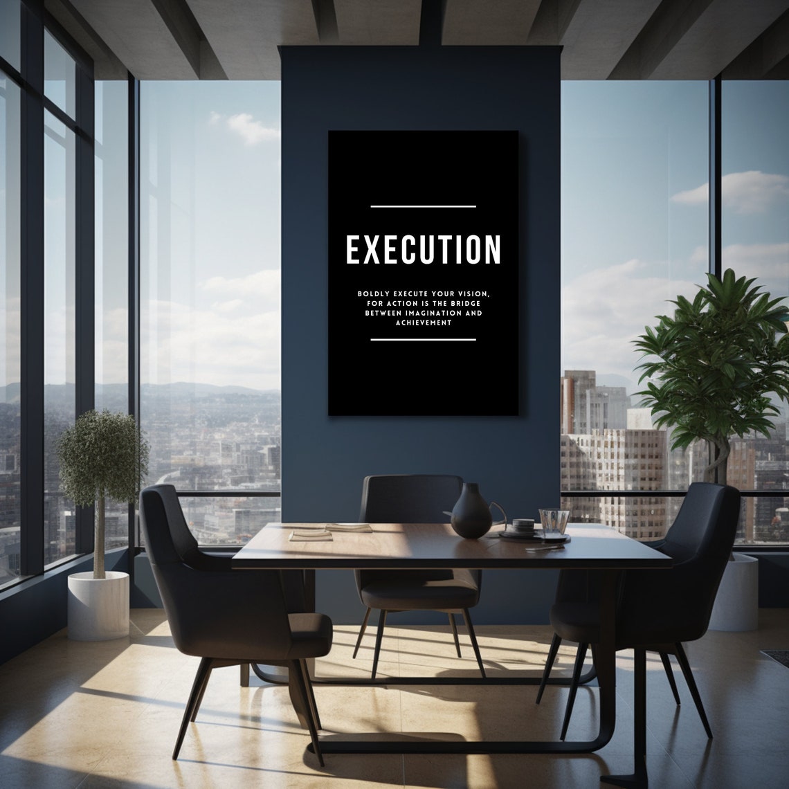 Execution, Motivational Wall Art, Brainy Quote, Quotes About Life ...