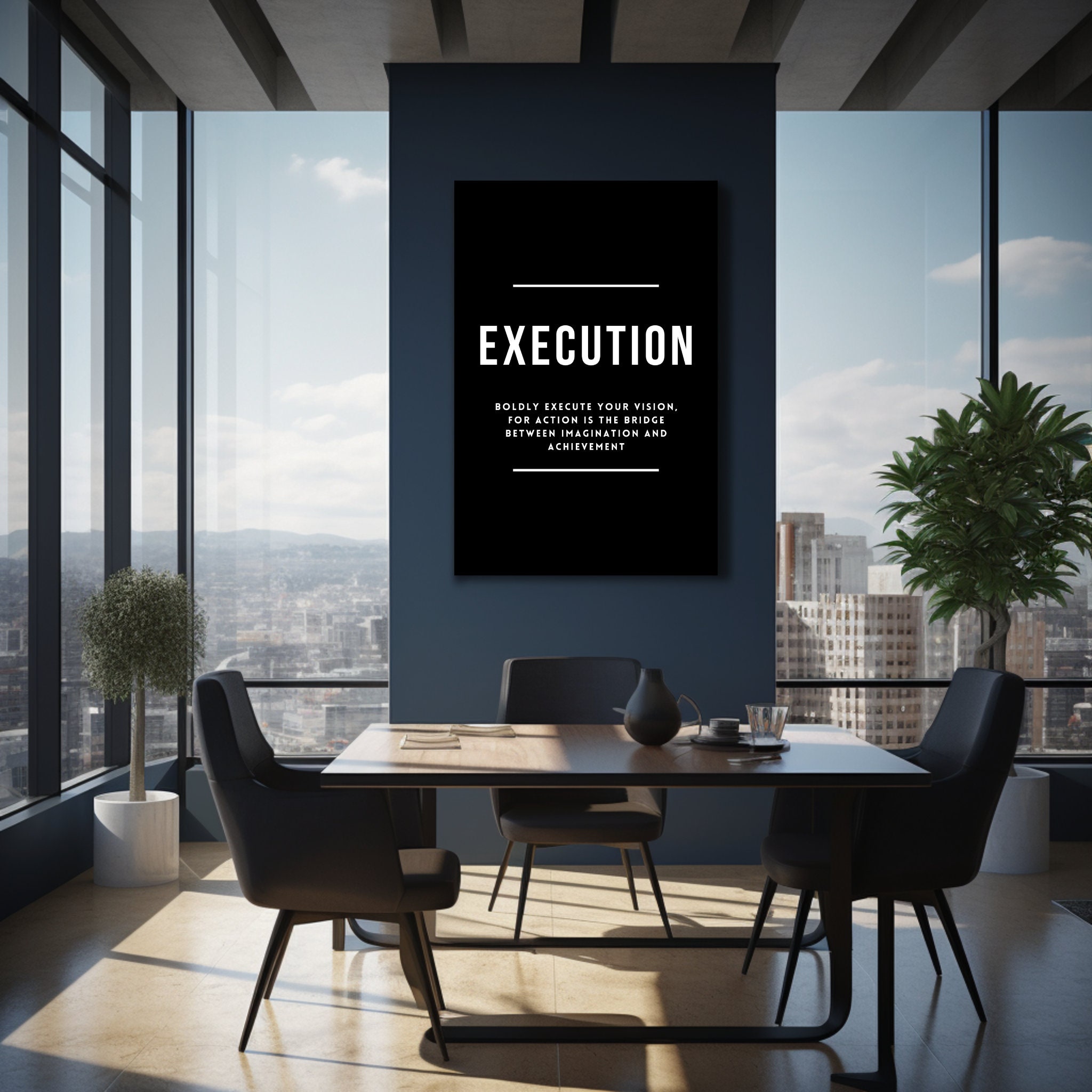 Execution, Motivational Wall Art, Brainy Quote, Quotes About Life ...