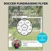 Soccer Fundraiser Flyer Color My Soccer Ball Printable Template - Etsy