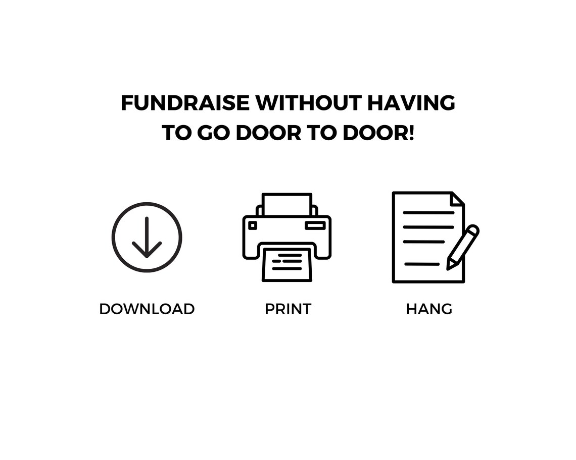 Soccer Fundraiser Flyer - Color My Soccer Ball Printable Template - Etsy