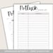 Ultimate Potluck Planner Printable for Any Occasion - Etsy