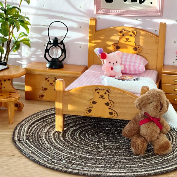 Rustic Dollhouse Bedroom - Etsy