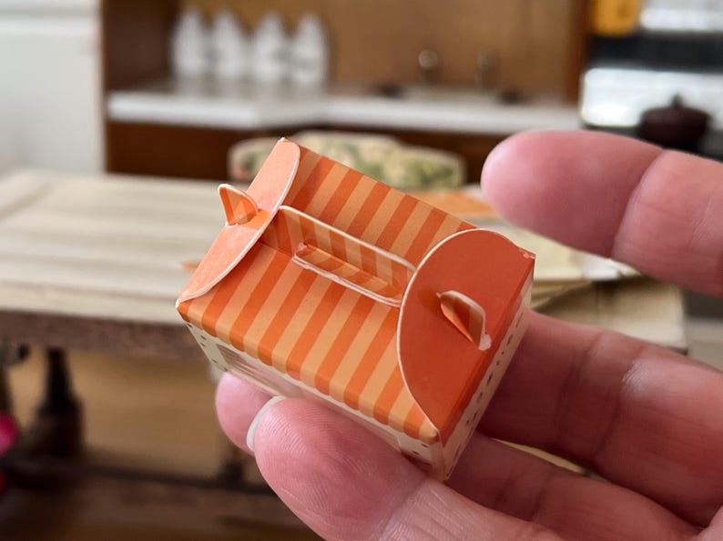Miniature Dessert Boxes – 1:12 Scale 3PC Bakery Display | Dollhouse ...