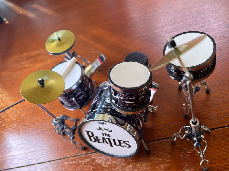 Miniature Beatles Ringo Starr Drums 1:12 Scale – Dollhouse Instruments ...