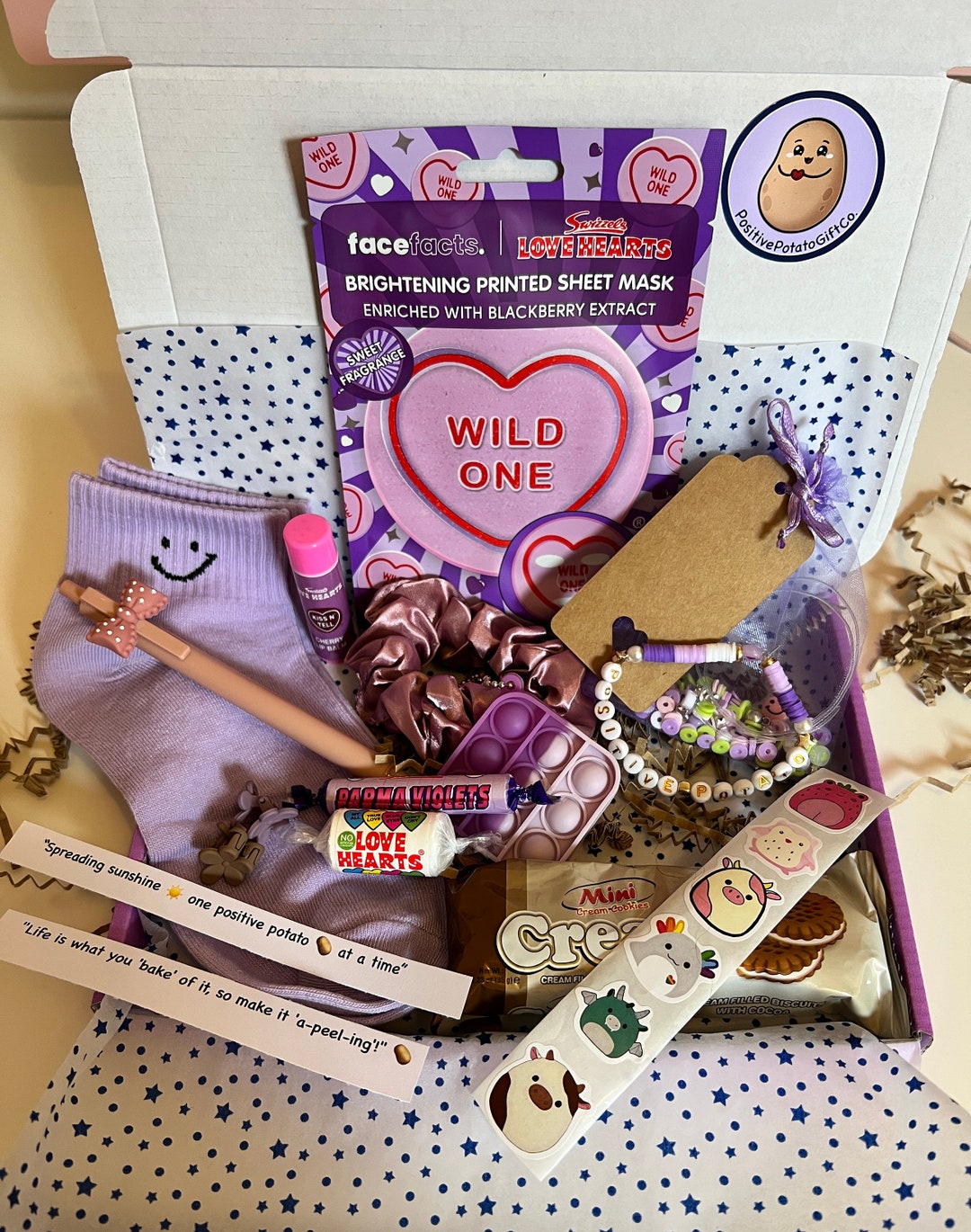 Positive Potato Gift Box for Kids. Girls Personalised Gift Box ...