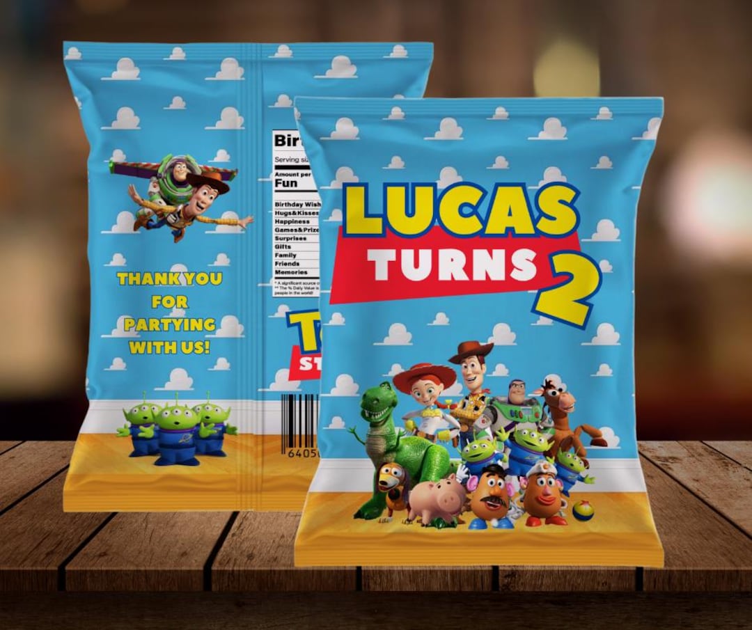 Toy Story Favor Chip Bags-custom Chip Bags-printables-digital-toy STORY ...