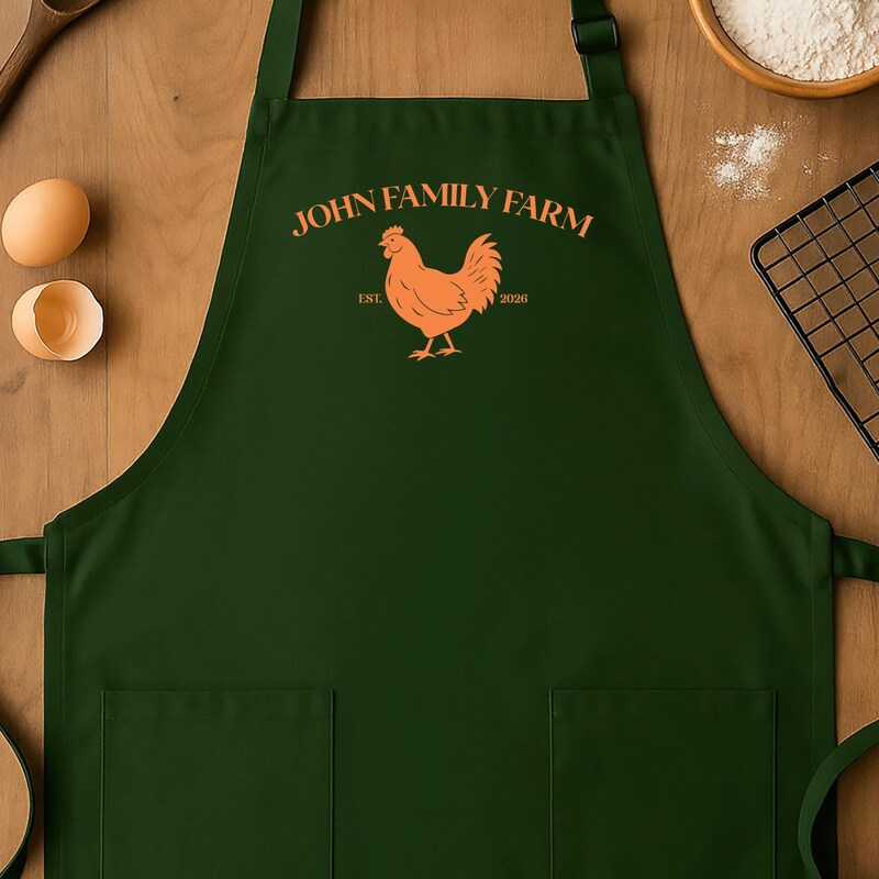 Chicken Kitchen Apron - Etsy