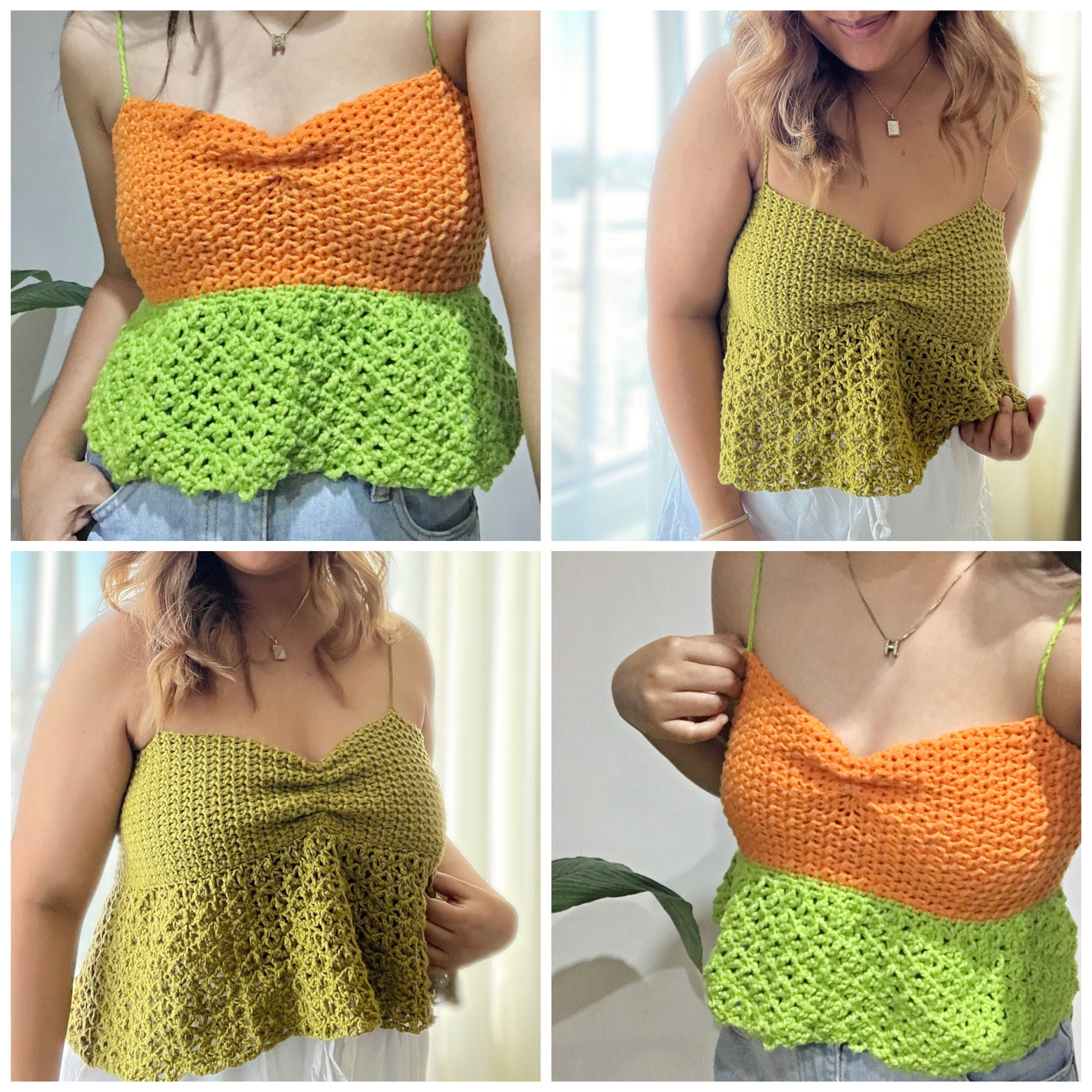 SEMIRA Top Pattern | PDF Crochet Pattern | Advanced Beginner | Made-to ...