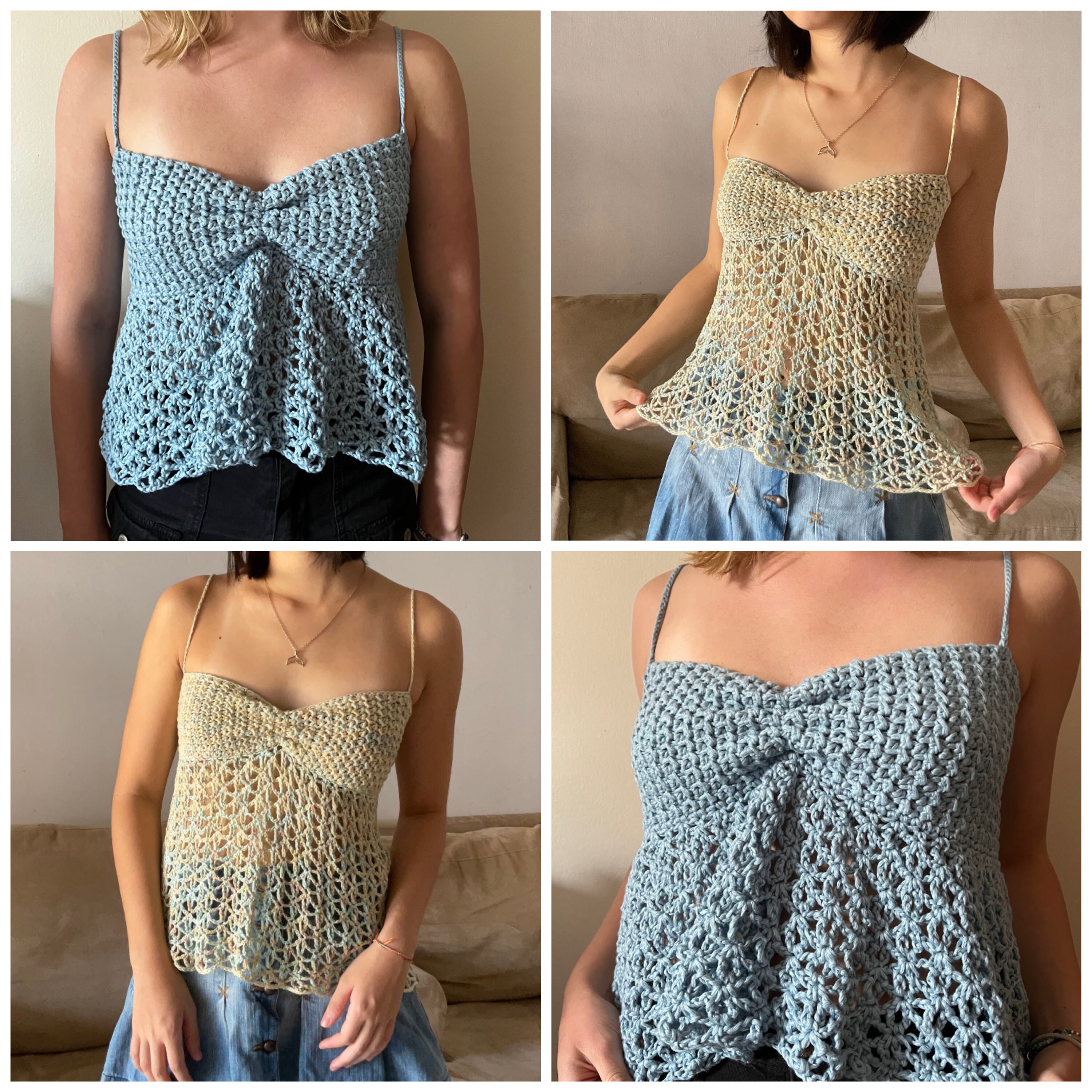 SEMIRA Top Pattern | PDF Crochet Pattern | Advanced Beginner | Made-to ...