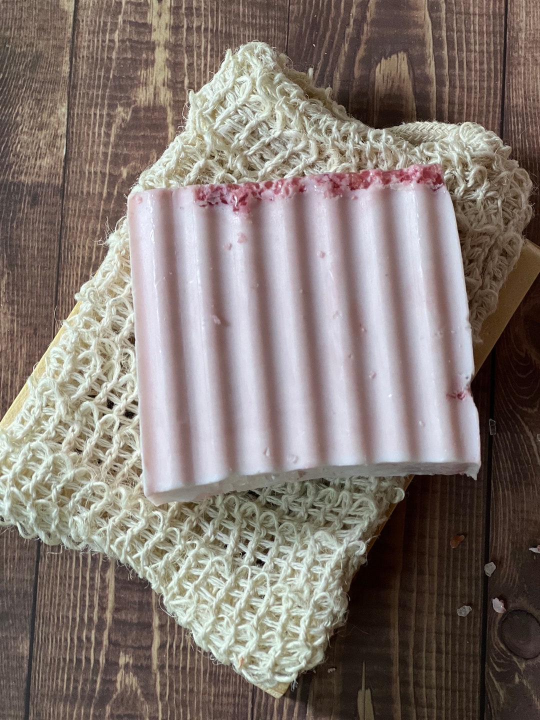 Pink Salt and Kaolin Clay Natural Goat's Milk Soap Bar - Etsy