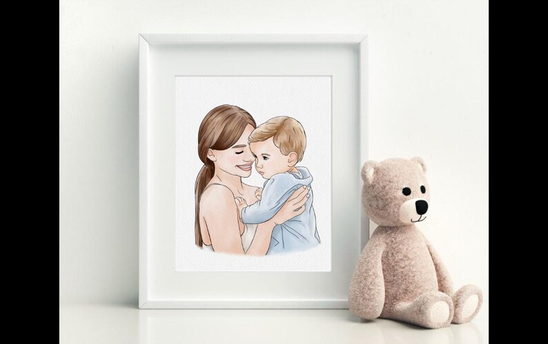Lembrança de Aborto Espontâneo, Presente para Perda Infantil, Retrato ...