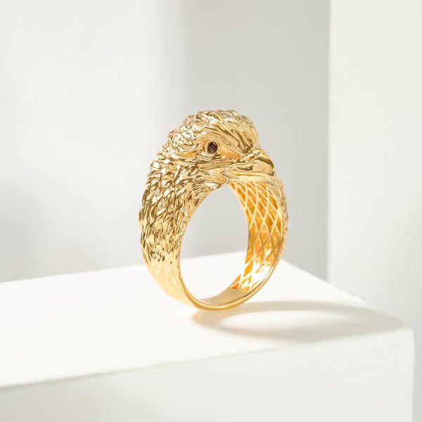 Male Eagle Ring - Etsy