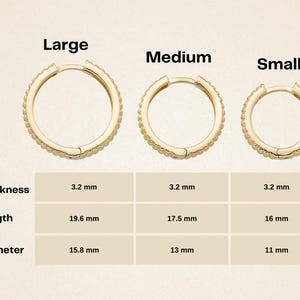 Ribbed Hoop Earrings 14K Solid Gold Huggies Earring, Stripe Hoops Earring Women Stackable ...