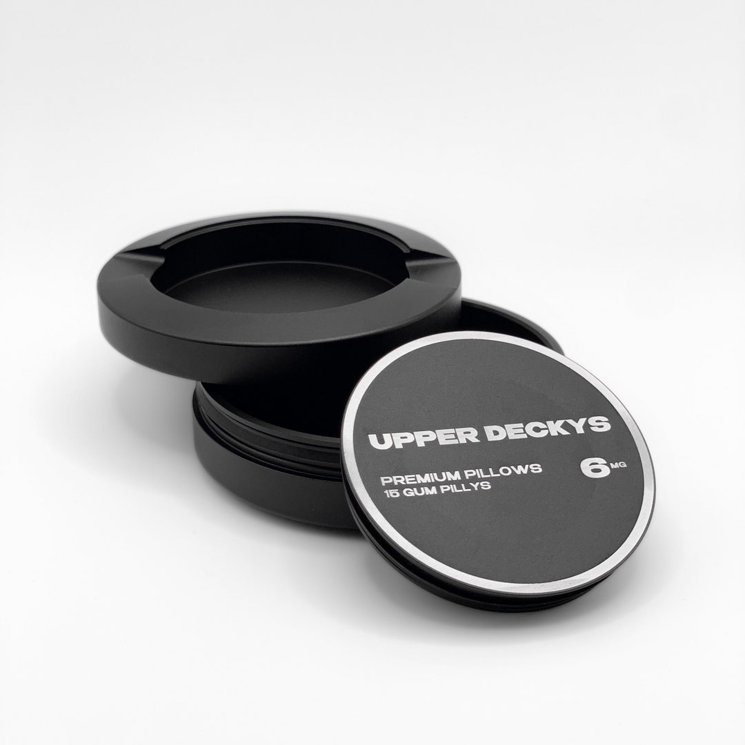 UPPER DECKYS: Metal Snus Can, Metal Can for Zyn Pouches, Snus Holder ...