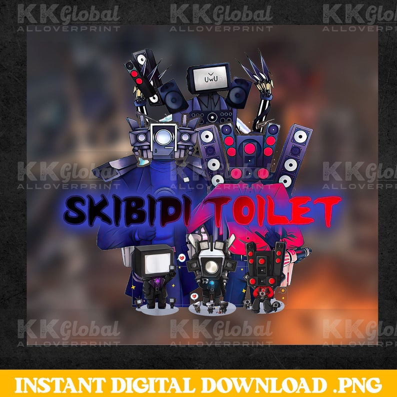 Skibidi Toilet Cameraman Fire PNG Tumbler Wrap Design - Etsy Australia
