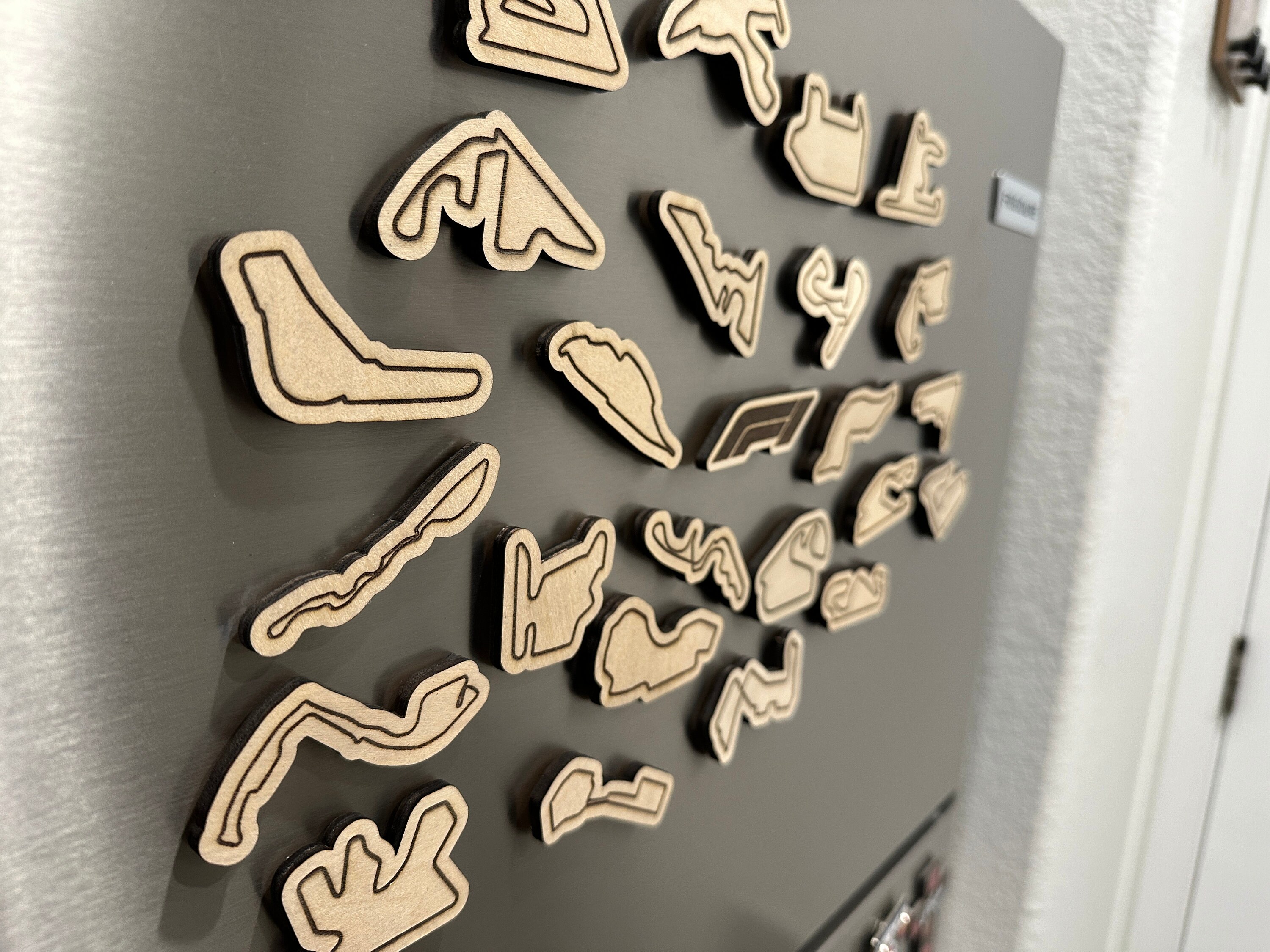 2024 F1 Race Track Motorsport Circuit Fridge Magnets Minimalistic - Etsy