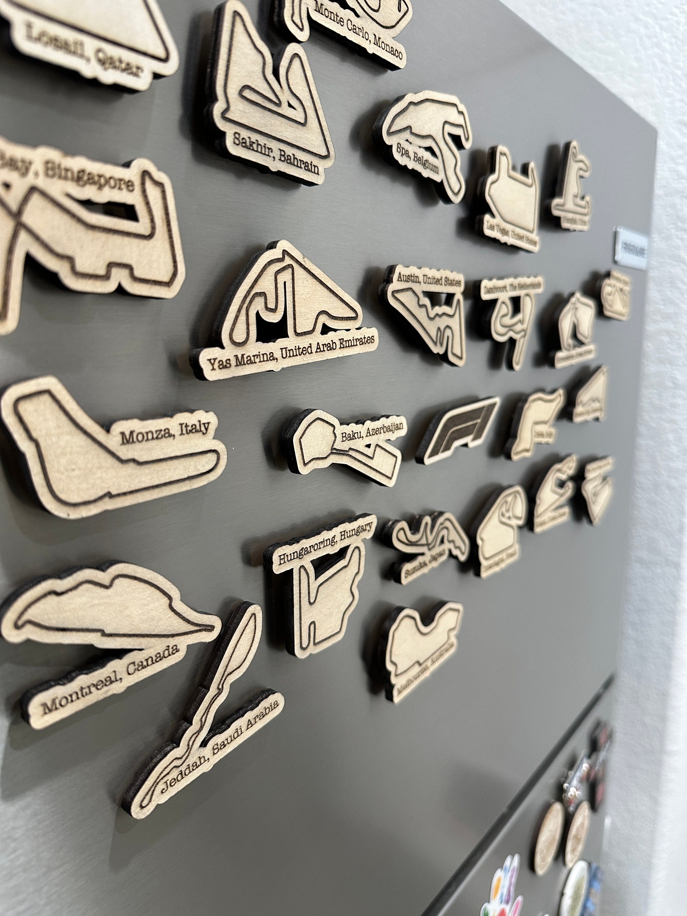 2025 F1 Race Track Motorsport Circuit Fridge Magnets - Etsy