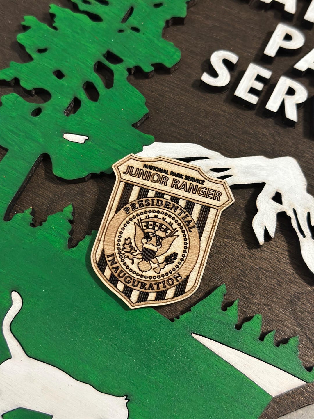 Junior Ranger Presidential Inauguration Pin 2024 National Park Service ...