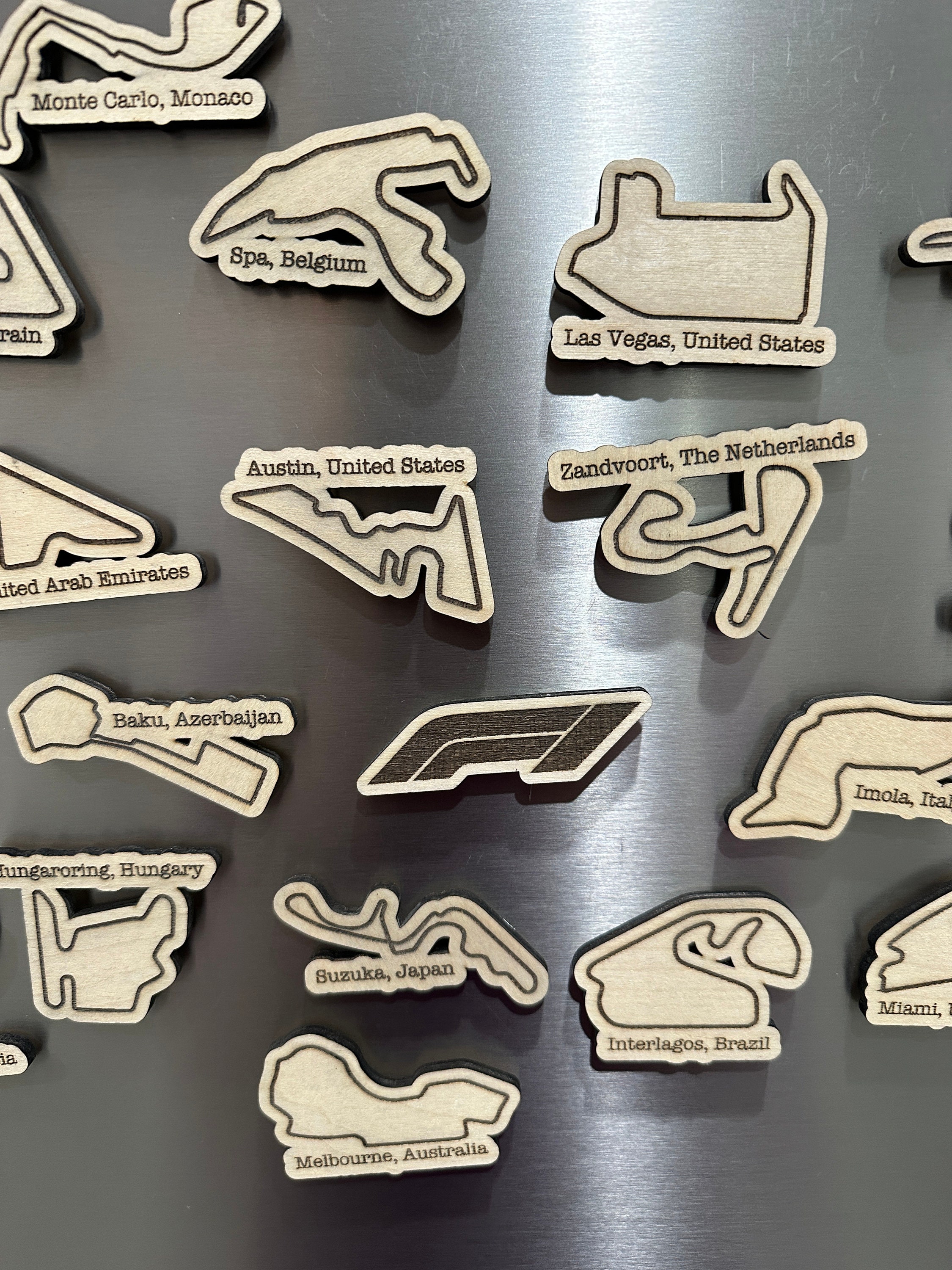 2025 F1 Race Track Motorsport Circuit Fridge Magnets - Etsy