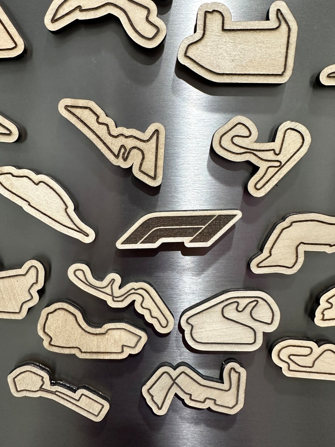 2024 F1 Race Track Motorsport Circuit Fridge Magnets Minimalistic - Etsy