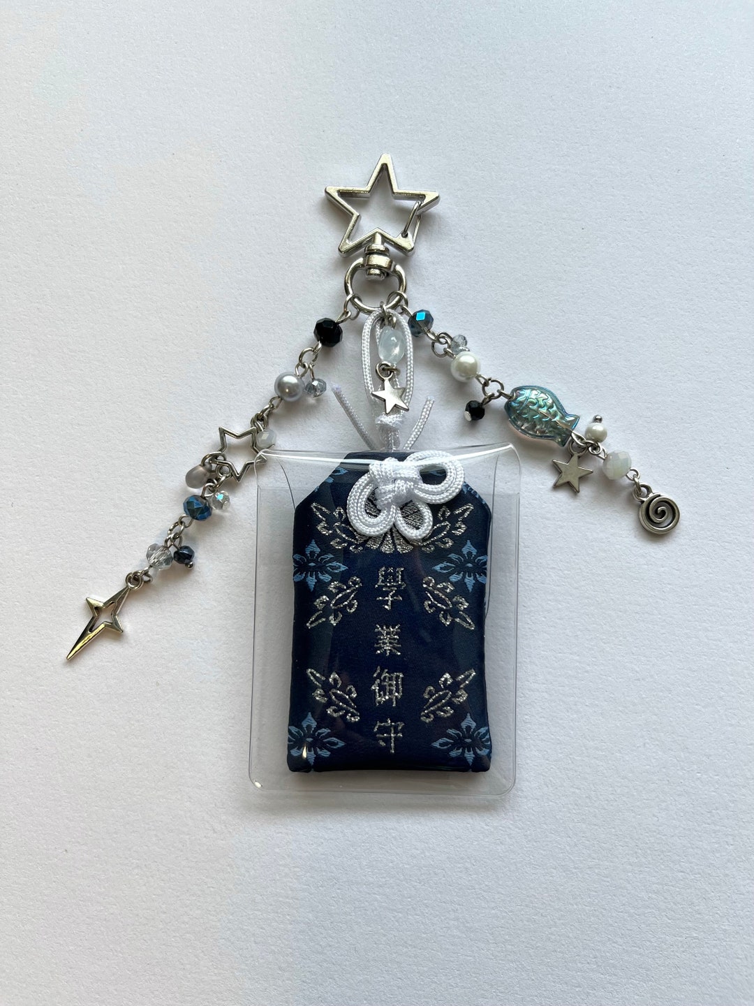Japanese Luck Charm Inspired Keychain - Etsy