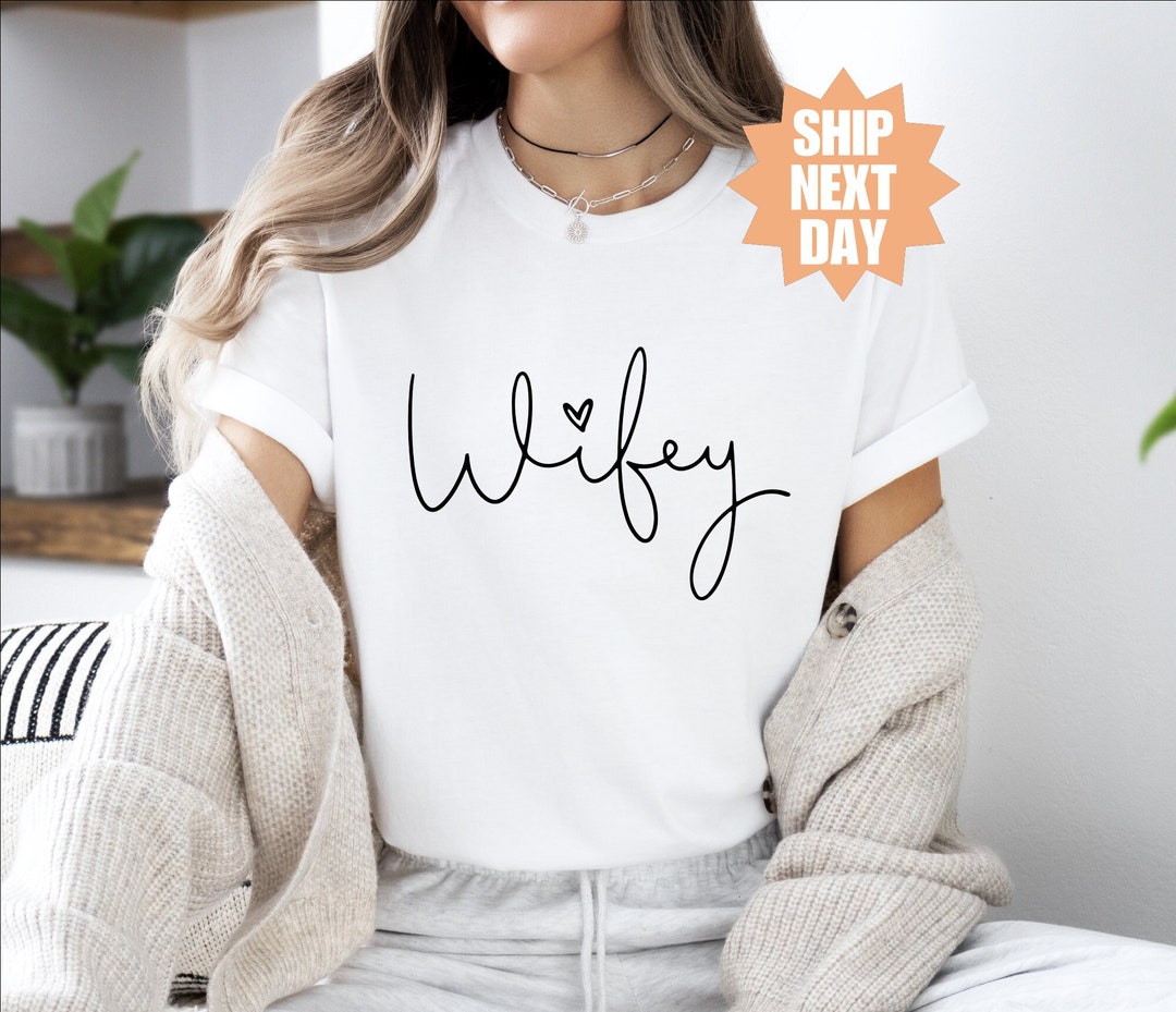 Wifey T-shirt, in My Wifey Era Shirt, Engagement T-shirt, Retro Comfort Colors Shirts, Wedding ...