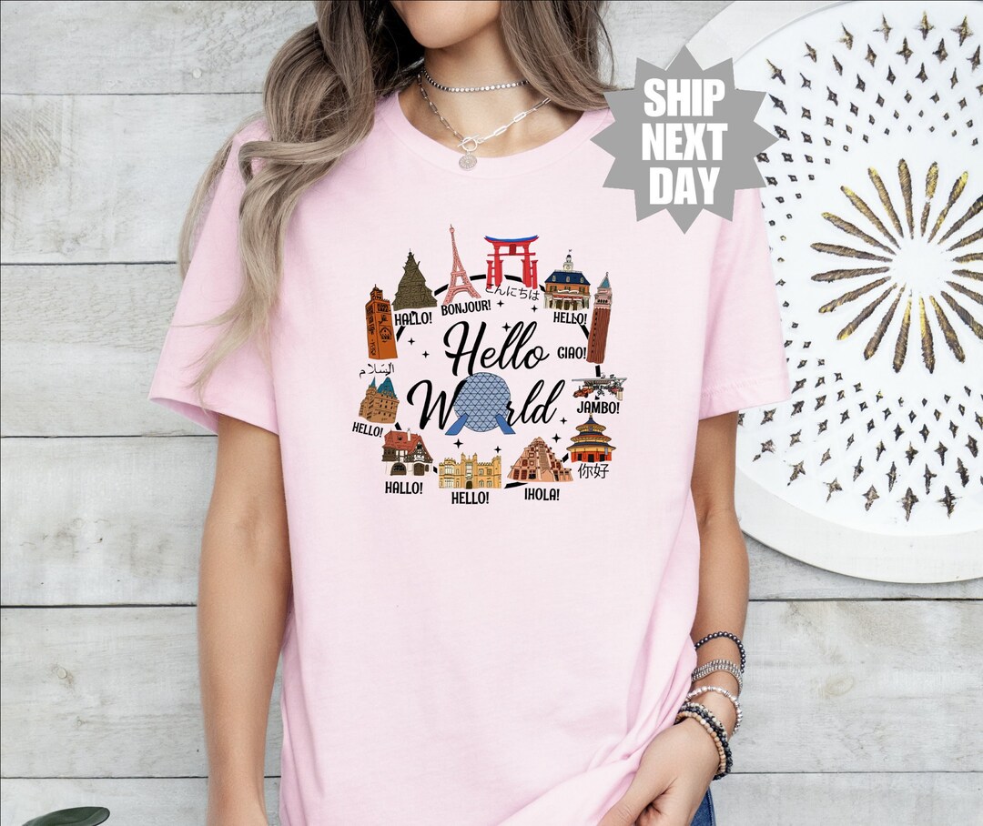 Hello World Shirt, World Languages Hello Shirt, World Traveler Shirt ...