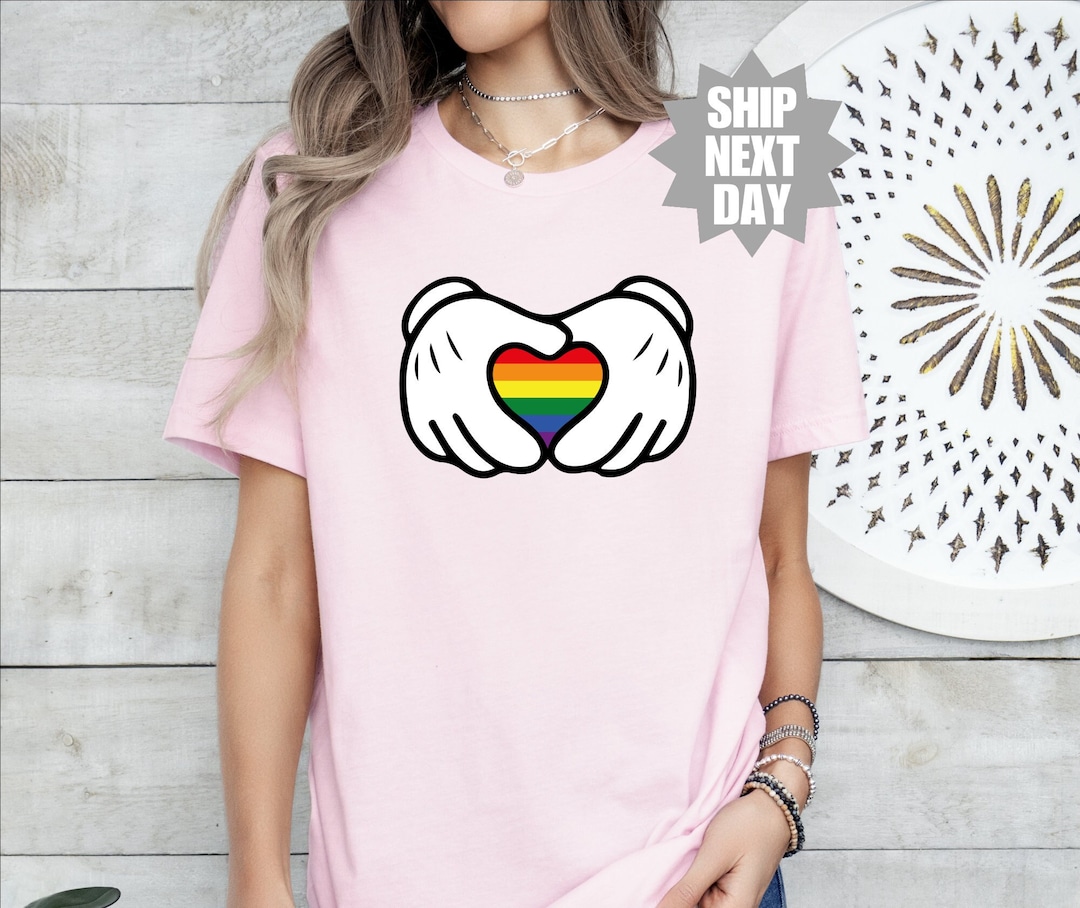 Rainbow Mickey and Minnie Shirt, Gay Pride, LGBTQ Shirt, Disney Pride ...
