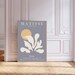 Matisse Blue Abstract Wall Art Print, Matisse Leaf Print Printable ...