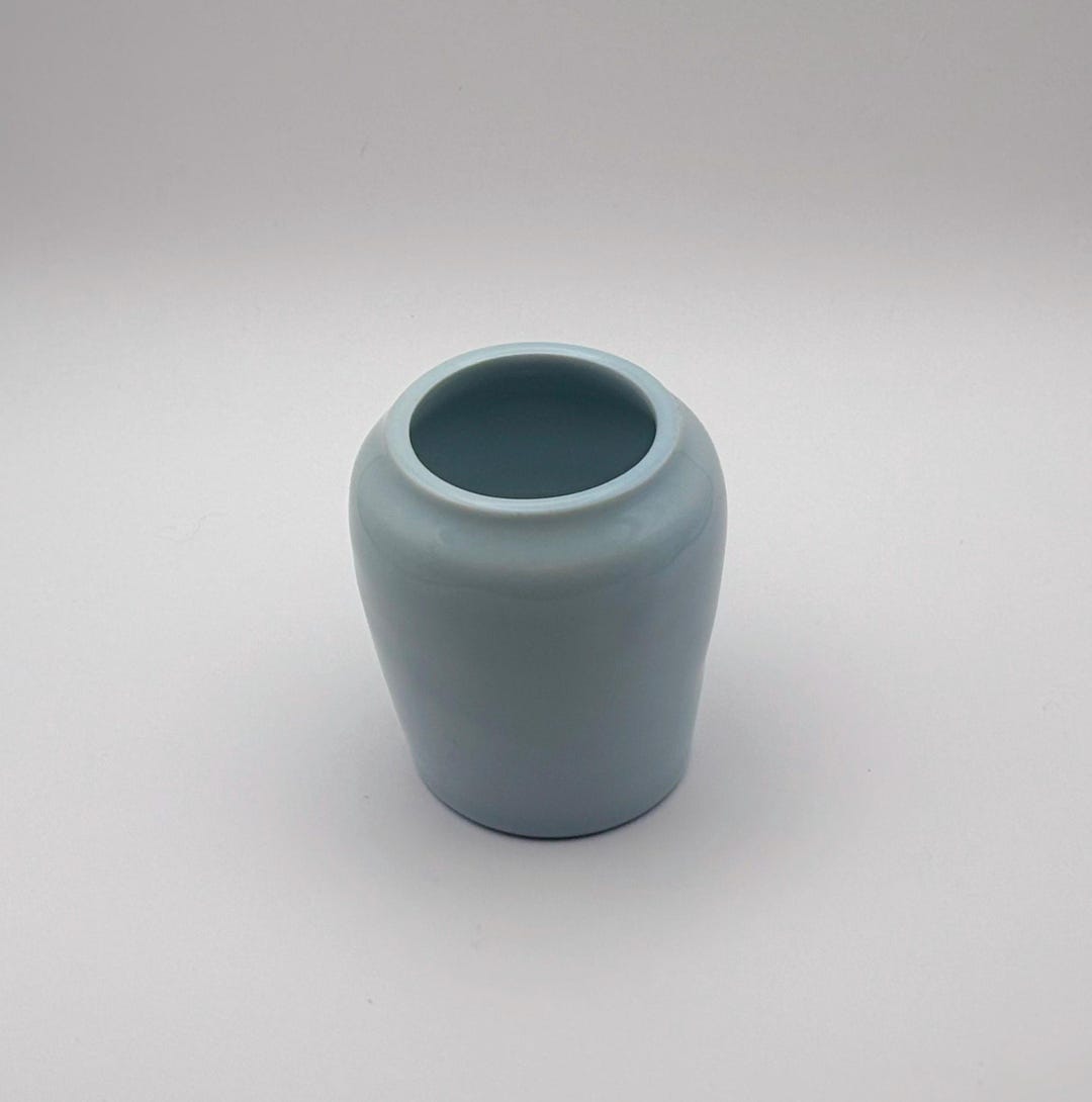 Robins Egg Blue Mini Pot - Small Vase for Hand Picked Flowers or Eye ...