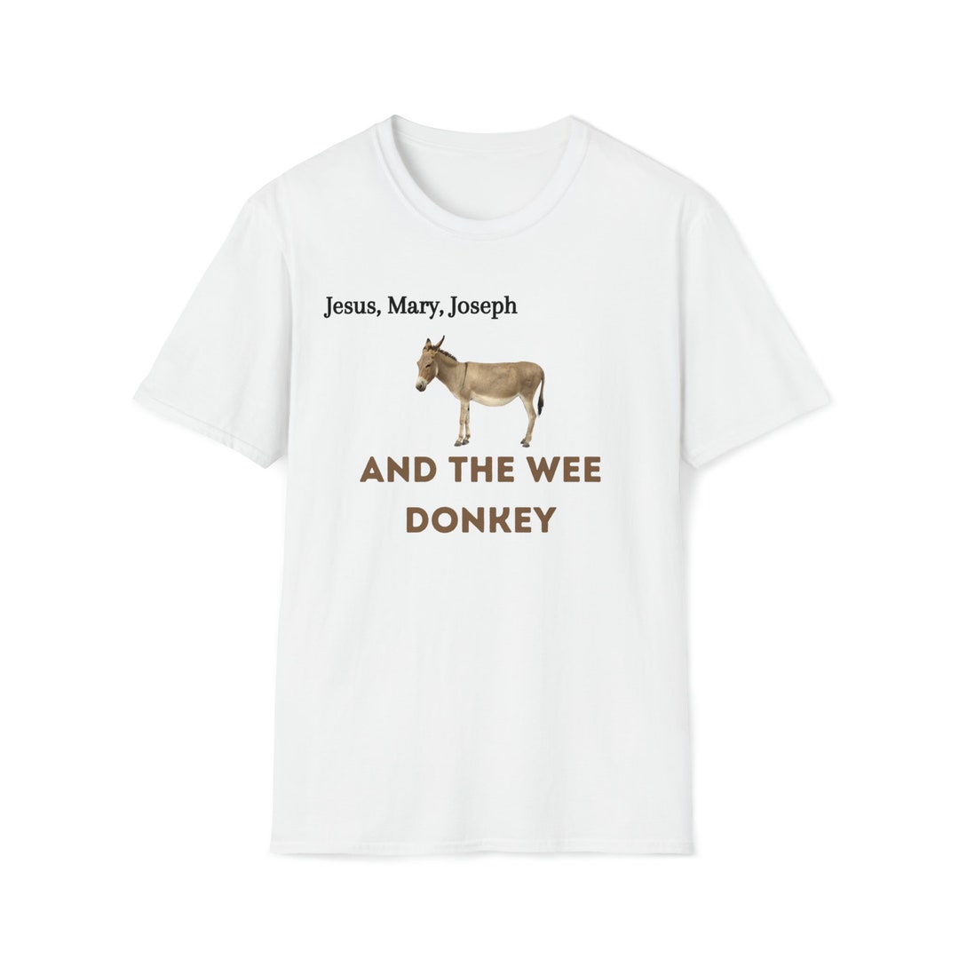 Jesus, Mary, Joseph & the Wee Donkey T-shirt Ted Hastings Line of Duty ...