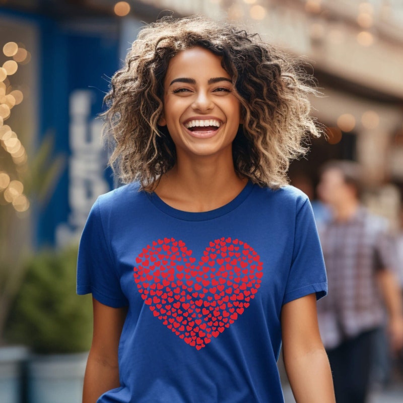 Heart Tshirt - Etsy