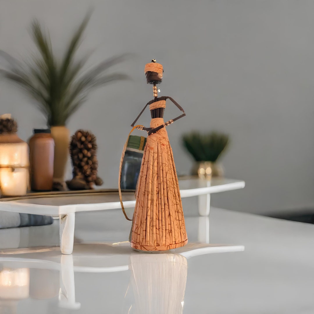 Handmade Art: African Woman Figurine - Etsy