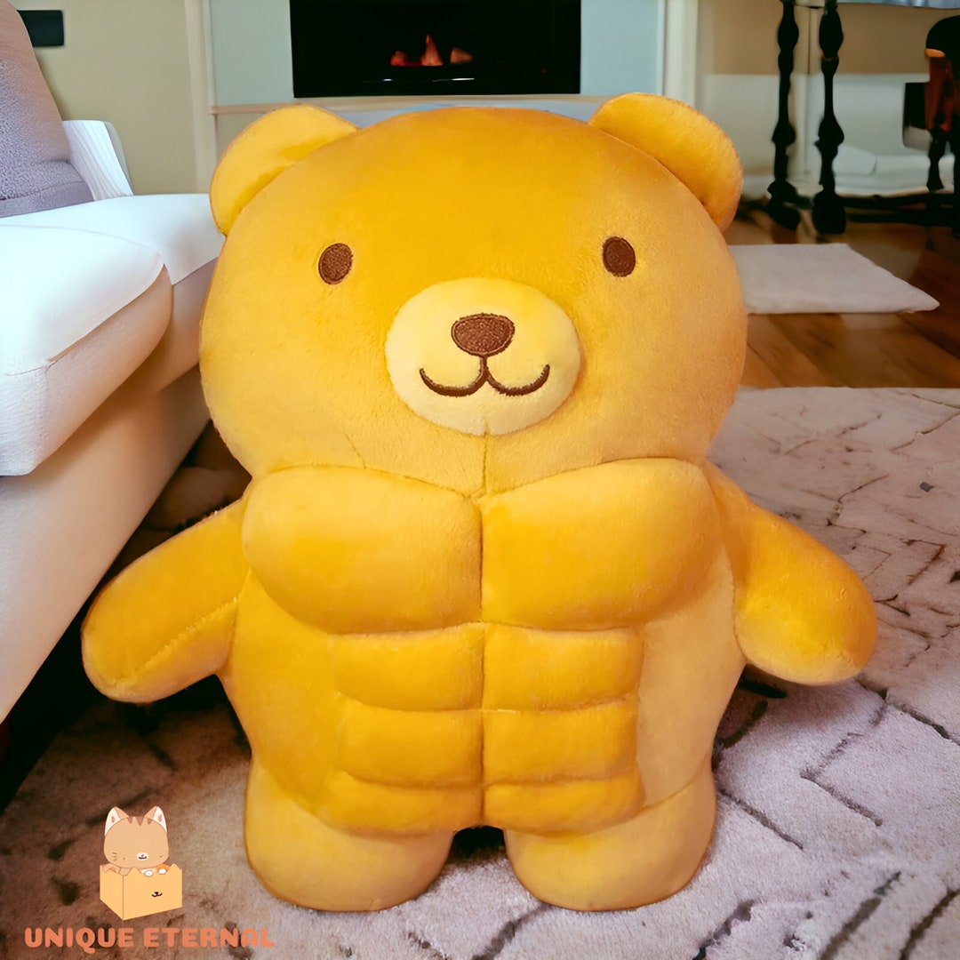 Bear Muscle Plush Lion Muscle Plush Pig Muscle Plush - Etsy