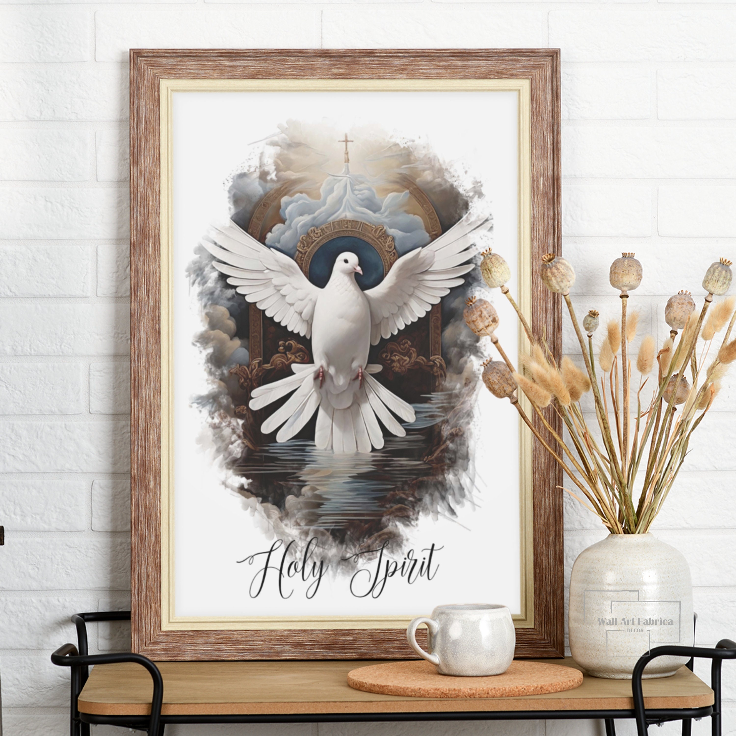 Holy Spirit Wallart, Watercolor Design, Digital Printable Download ...