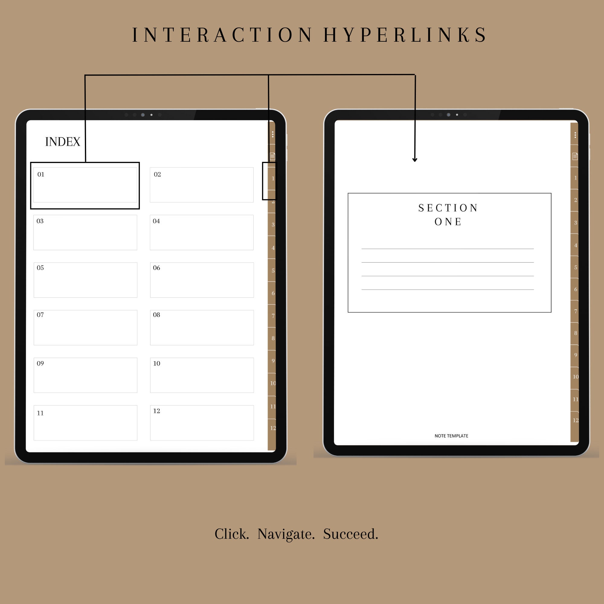 Digital Notebook Fawn Goodnotes Lines, Grid, Dotted - Etsy