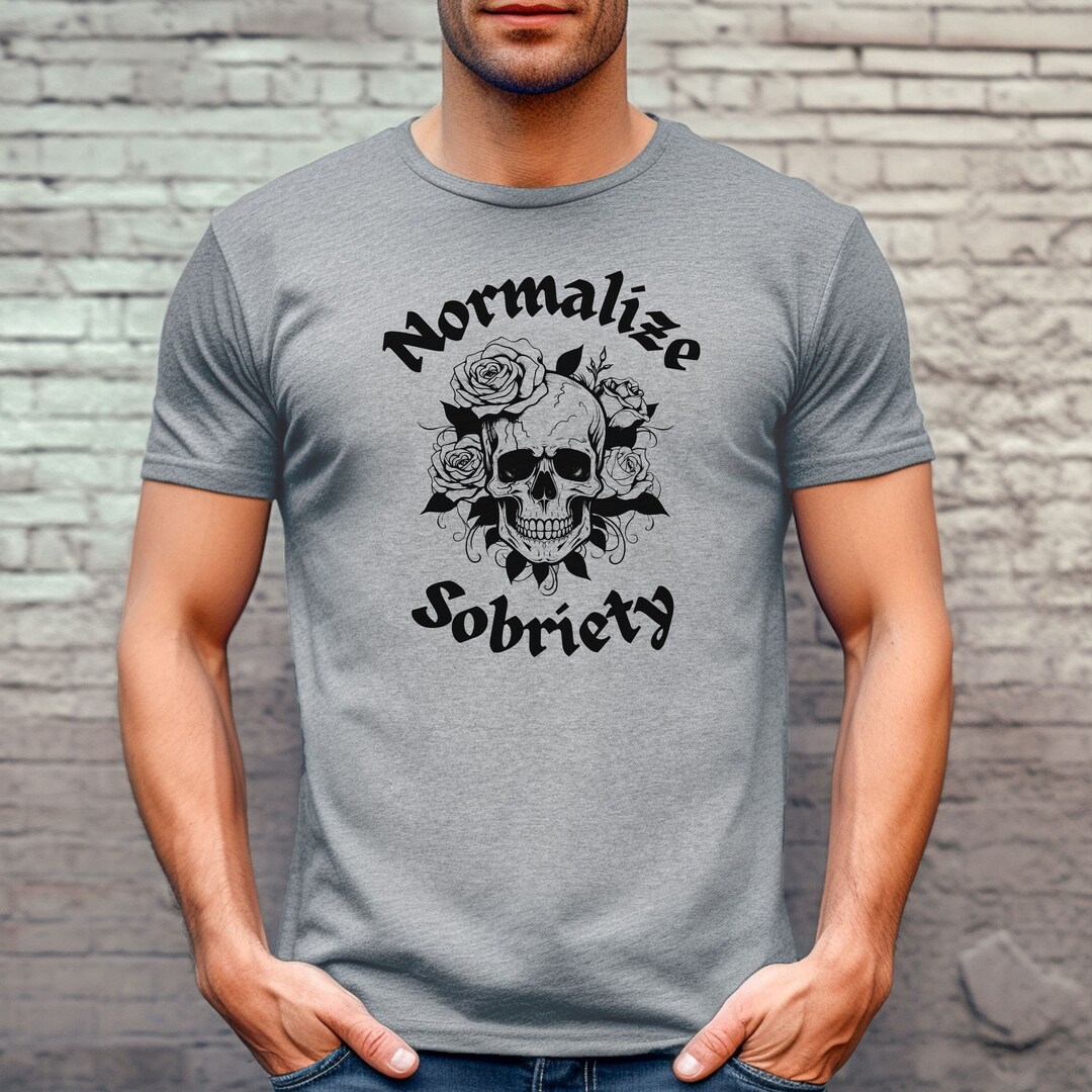 Normalize Sobriety Tshirt Free Shipping Sobriety Gift Recovery Gift ...