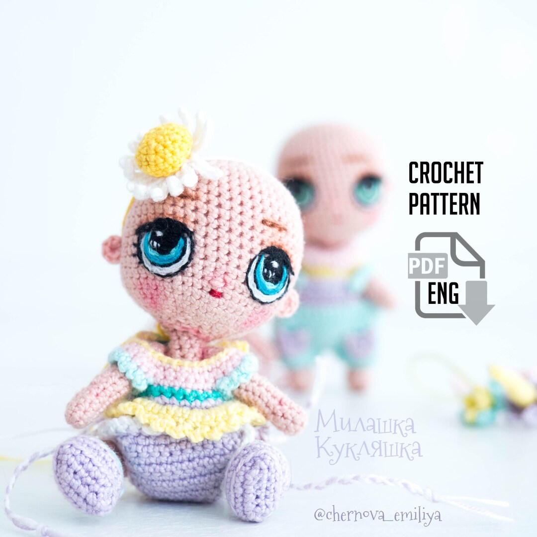 Crochet Pattern: Baby Doll Amigurumi With Clothes (PDF Pattern) - Etsy