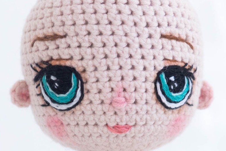 Embroidery Eyes Pattern for Crochet Doll (amigurumi) (PDF File). - Etsy