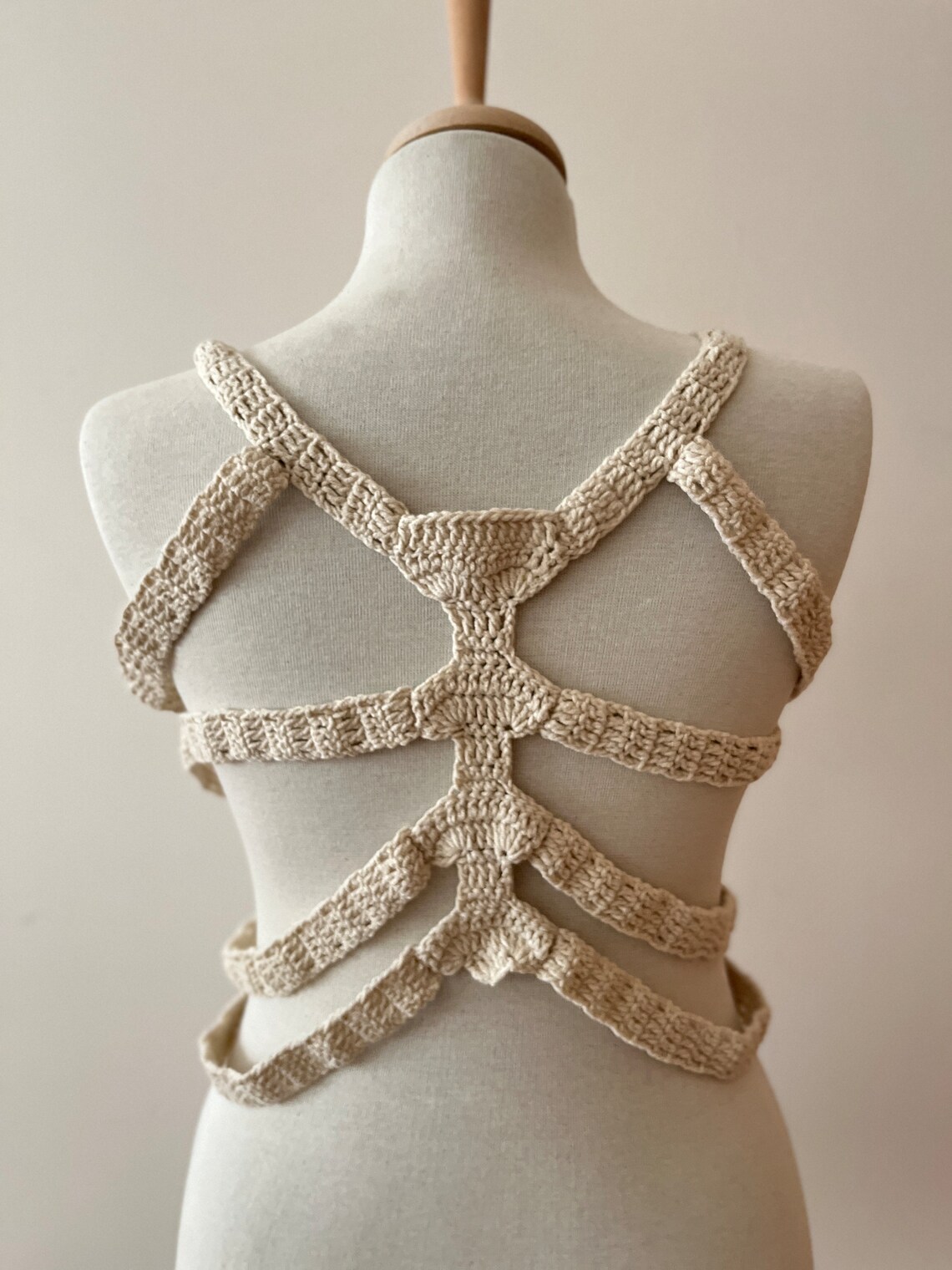 Crochet Skeleton Corset Top: Halloween Knit Outfit - Etsy