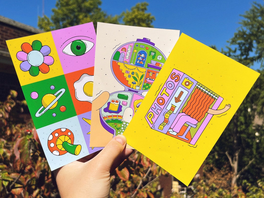 Pack of 3 Mini Prints 4 X 6 - Etsy