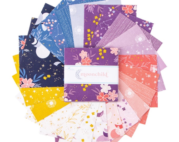 Moonchild 5" Stacker (5-13820-42) by Fran Gulick of Cotton and Joy for ...