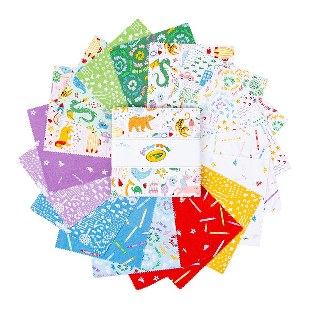 Get Your Cray-on With Crayola 5 Stacker 5-15410-42 for Riley Blake Designs - Etsy