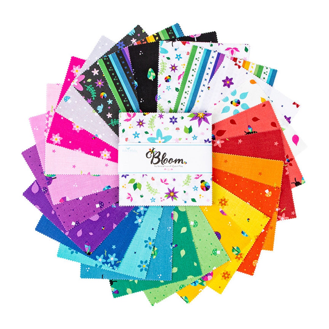 Bloom 5" Stacker (5-14980-42) by Kristy Lea for Riley Blake Designs - Etsy