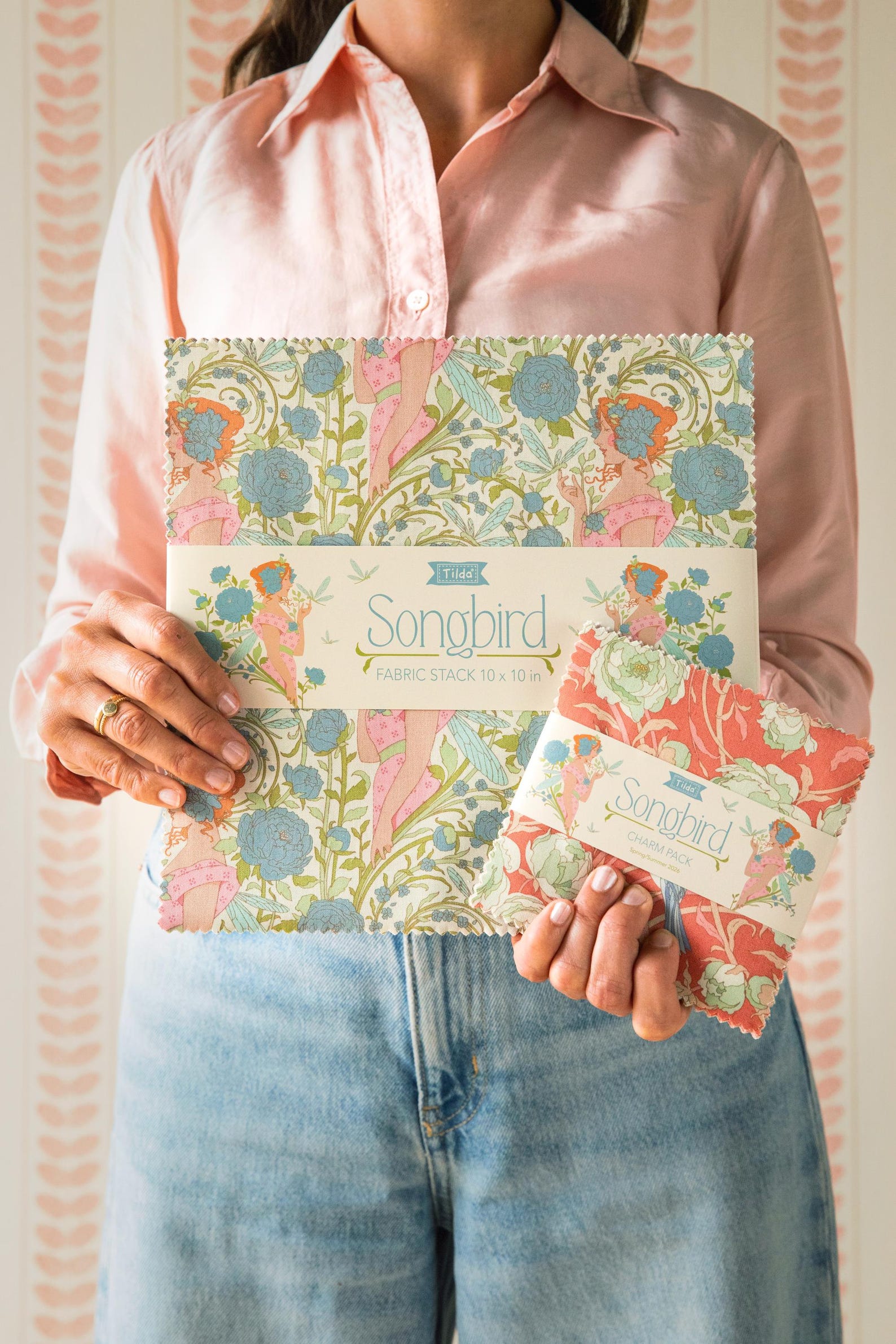 Songbird 5" Charm Pack 40 Pc (TIL300259) by Tilda - Etsy