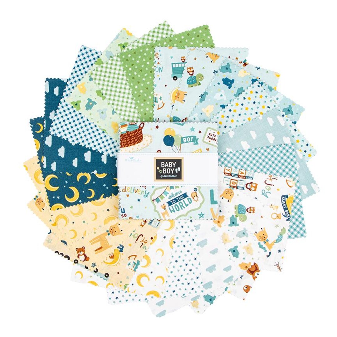 Baby Boy 5" Stacker (5-16760-42) by Lori Whitlock for Riley Blake ...